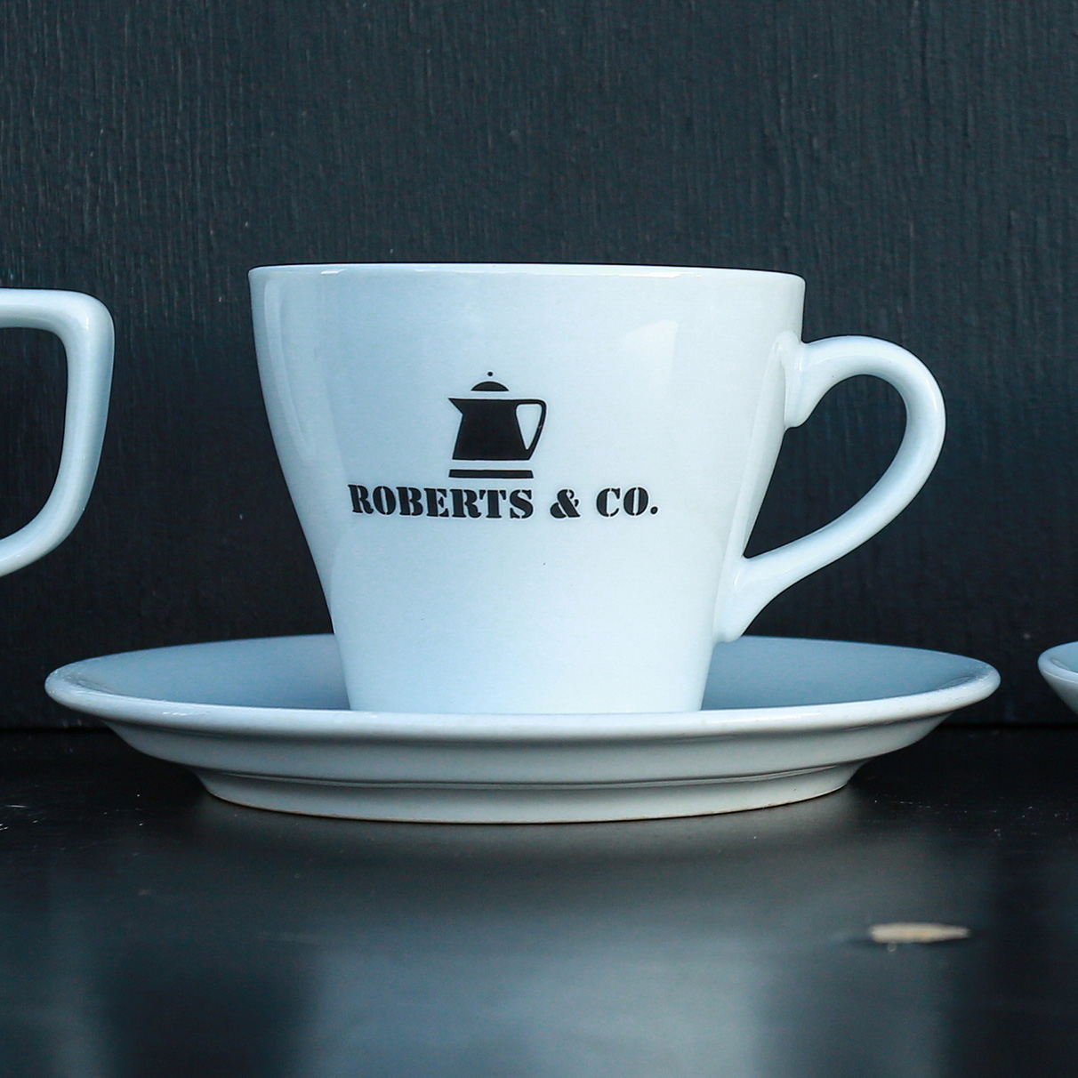 Large Cappuccino with Saucer 12oz - Roberts & Co