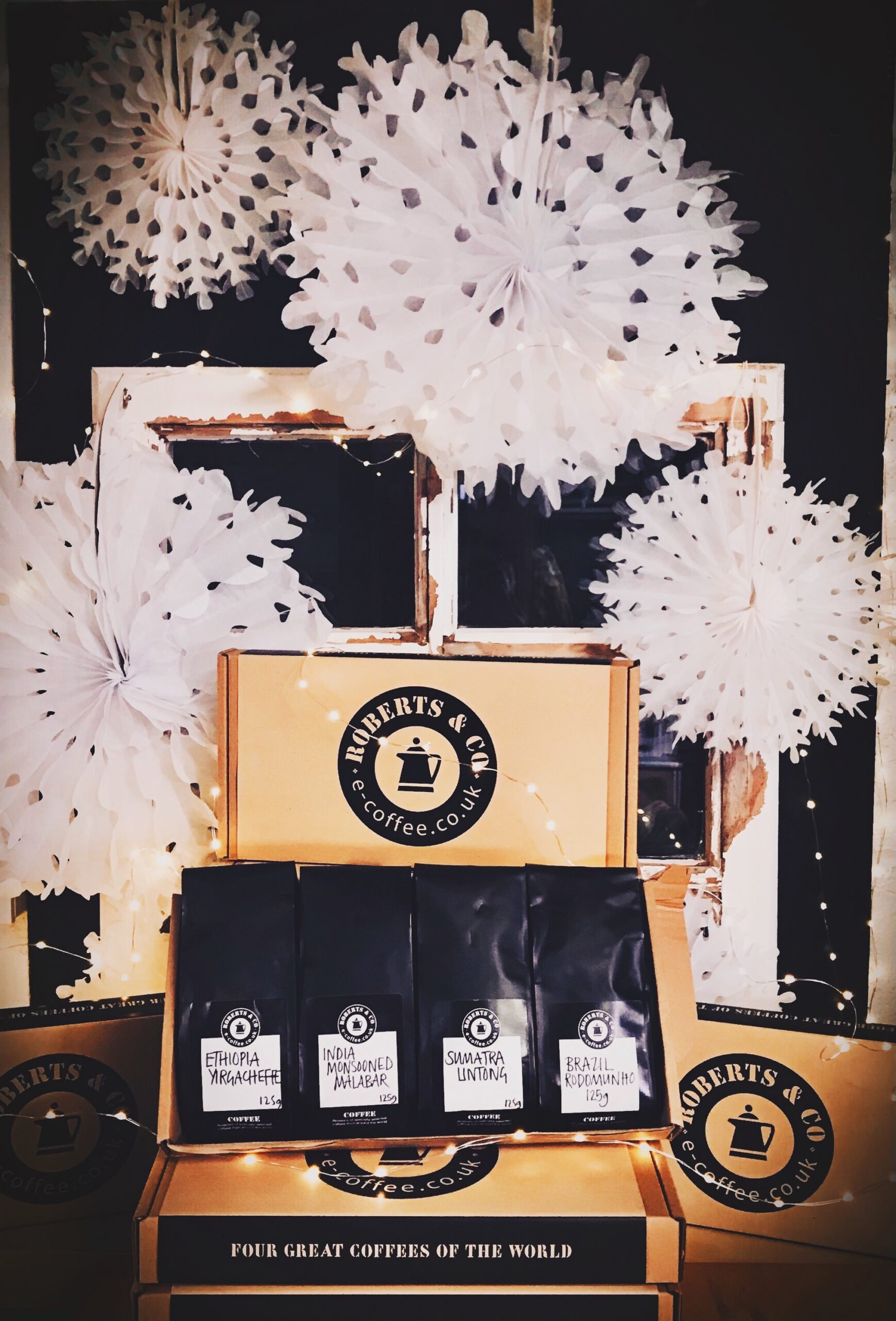 4 Great Coffees of the World Box - Roberts & Co